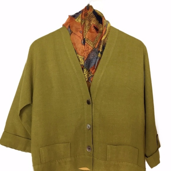 Vintage | Jackets & Coats | Vintage Rhodes California Chartreuse Preppy ...